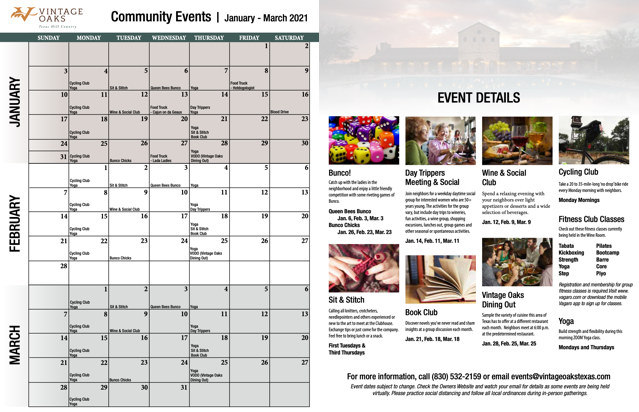 Vintage Oaks Events | Hill Country Living